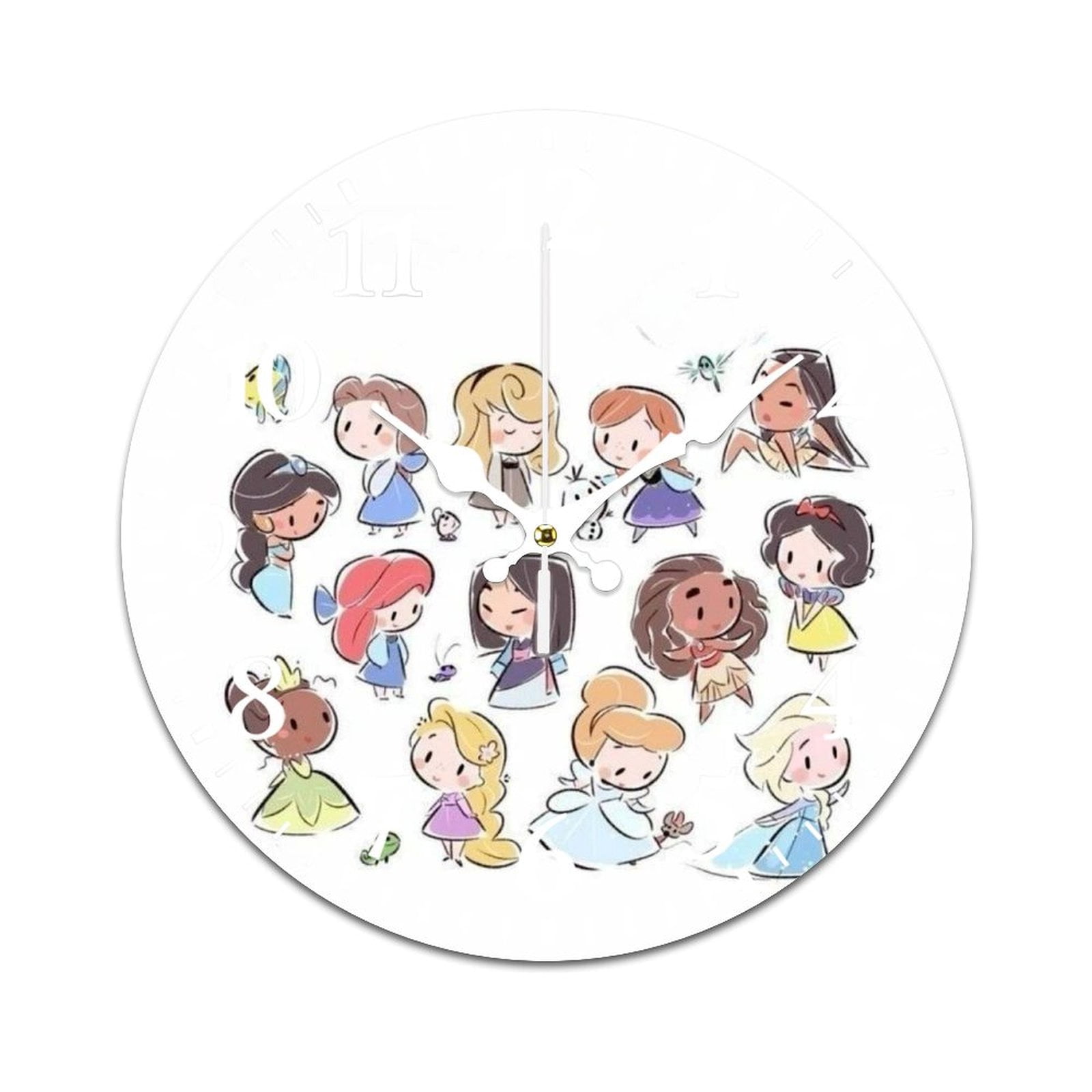 Disney Princess wall clocks battery operated decorative 30cm/11.8in ...