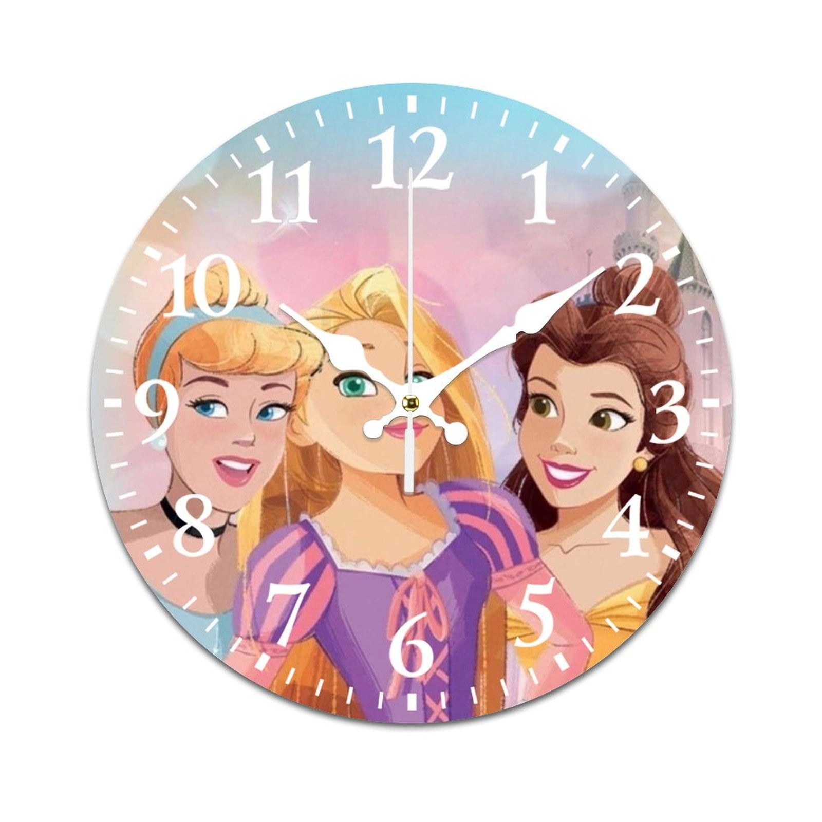 Disney Princess wall clocks battery operated decorative 30cm/11.8in ...