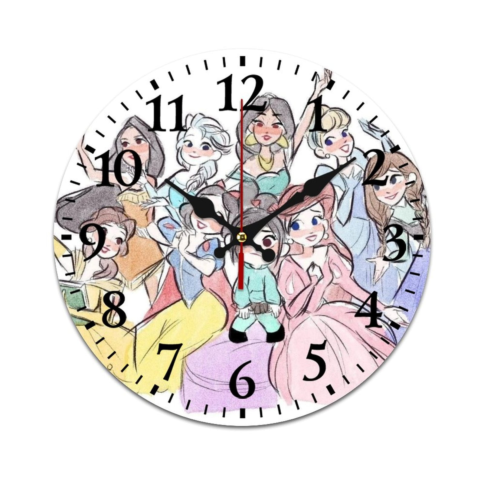 Disney Princess wall clocks battery operated decorative 30cm/11.8in ...