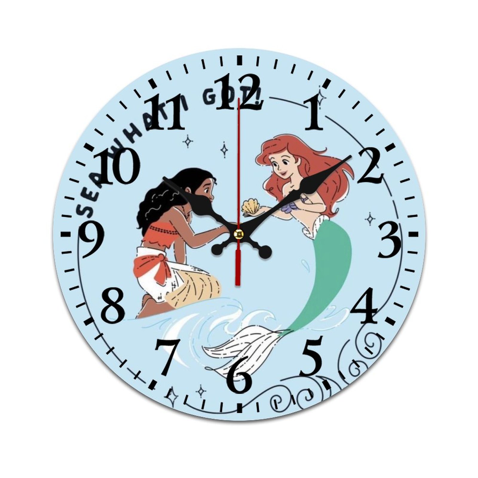 Disney Princess wall clocks battery operated decorative 30cm/11.8in ...
