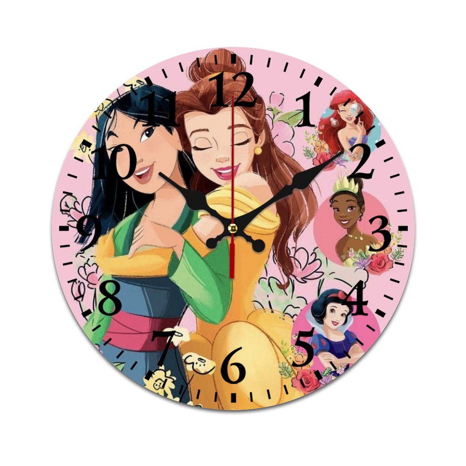Disney Princess wall clocks battery operated decorative 30cm/11.8in ...