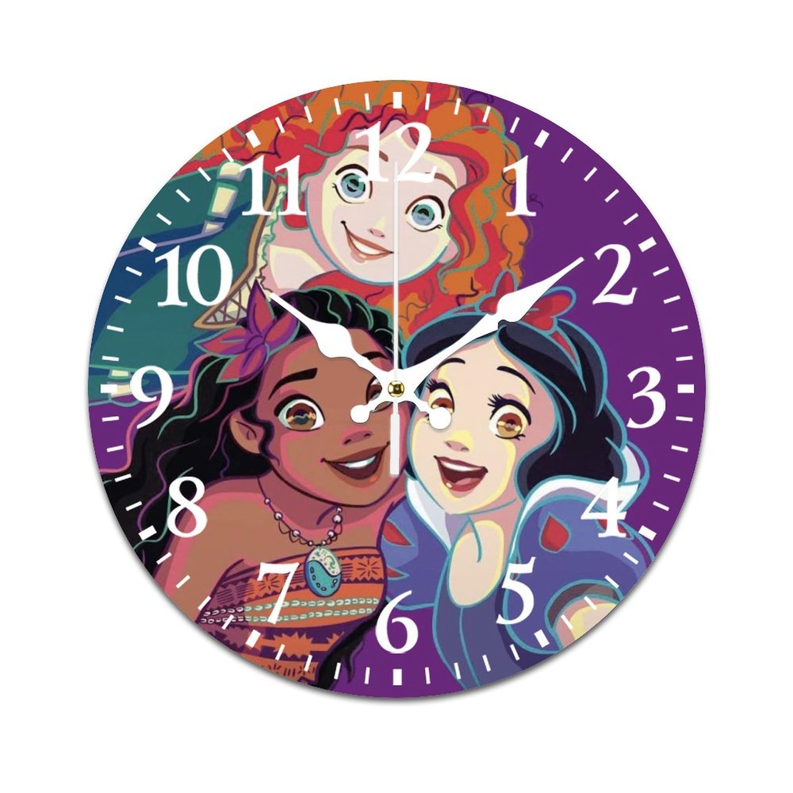 Disney Princess wall clocks battery operated decorative 30cm/11.8in ...
