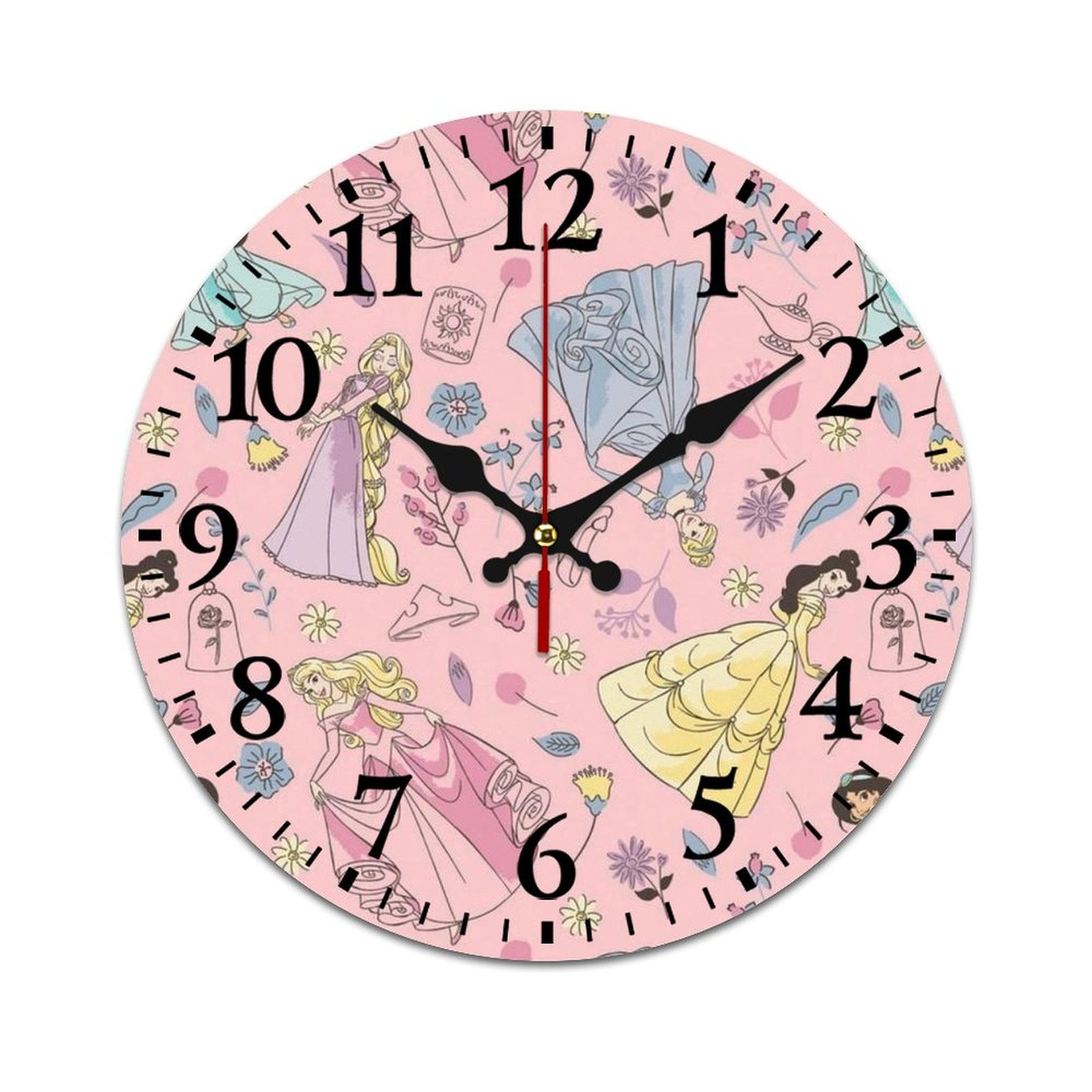Disney Princess wall clocks battery operated decorative 30cm/11.8in ...
