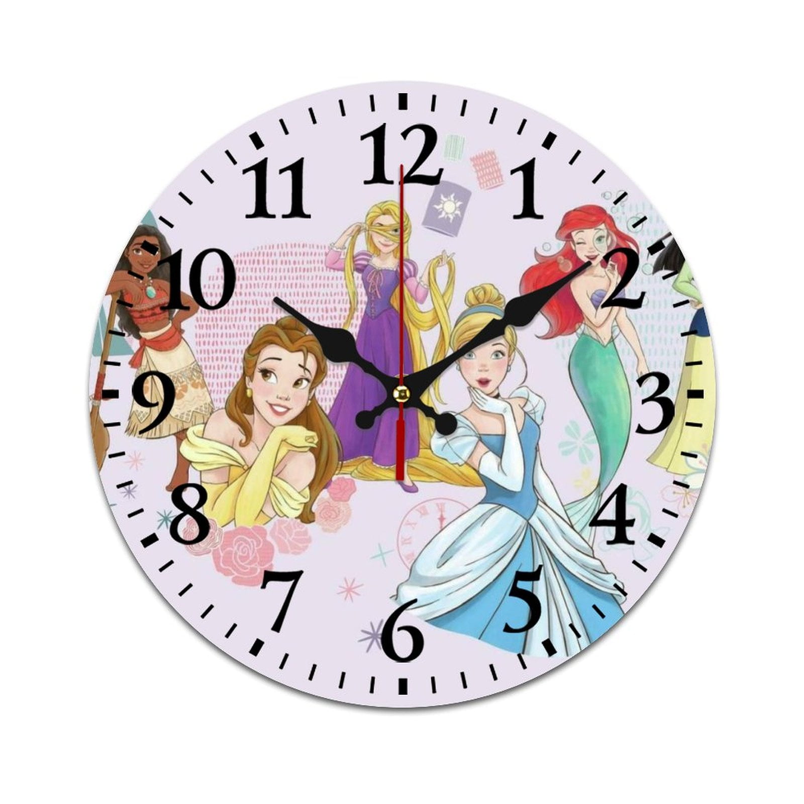 Disney Princess wall clocks battery operated decorative 30cm/11.8in ...