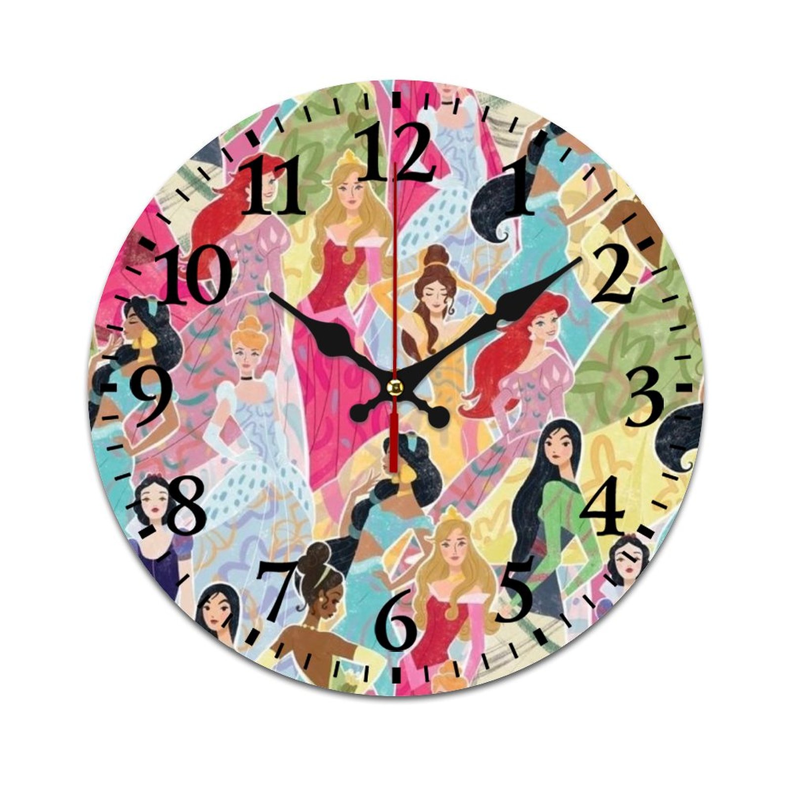 Disney Princess wall clocks battery operated decorative 34cm/13.39in ...