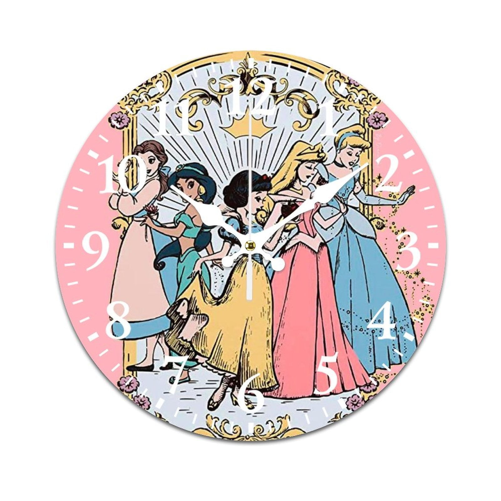 Disney Princess wall clocks battery operated decorative 34cm/13.39in ...