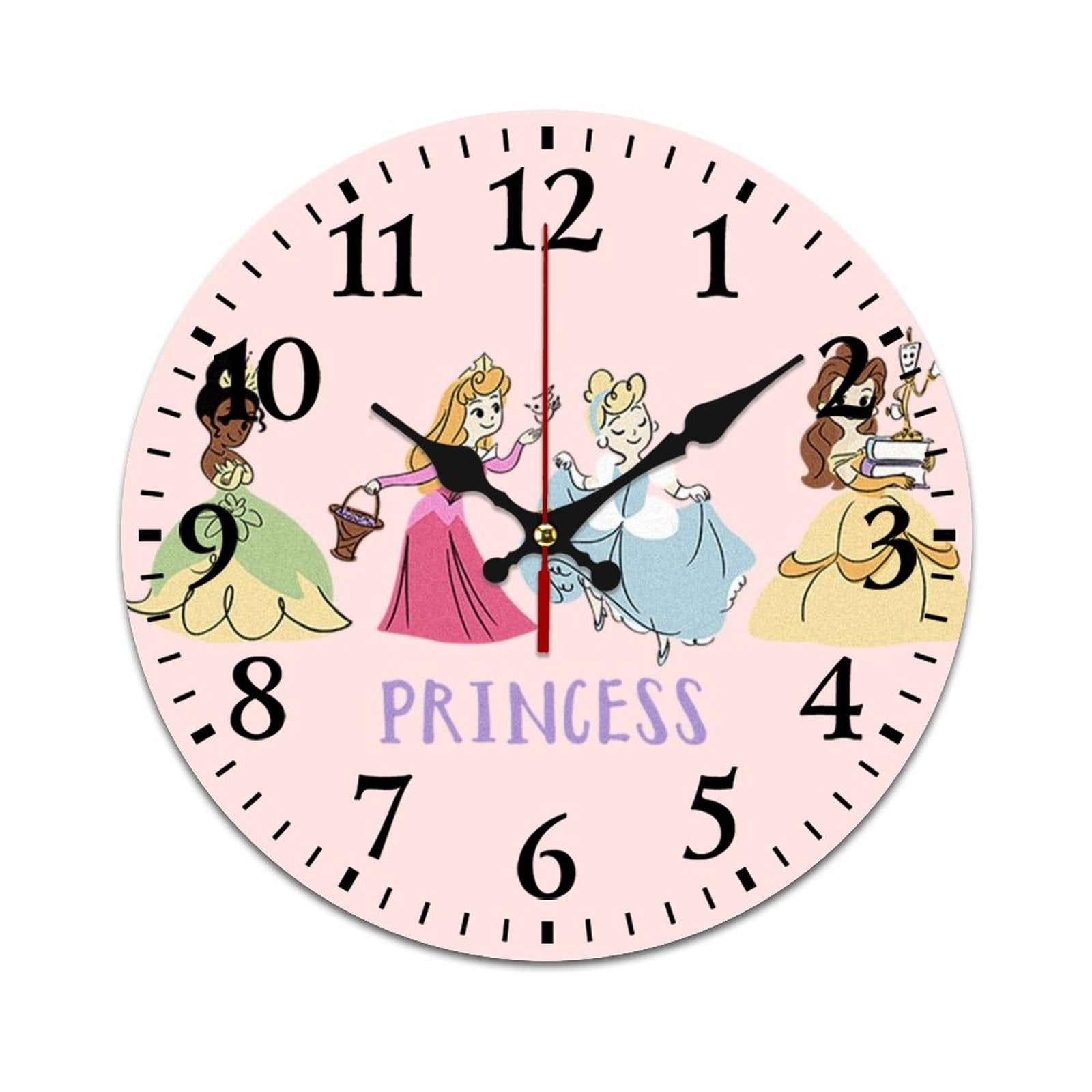Disney Princess wall clocks battery operated decorative 34cm/13.39in ...