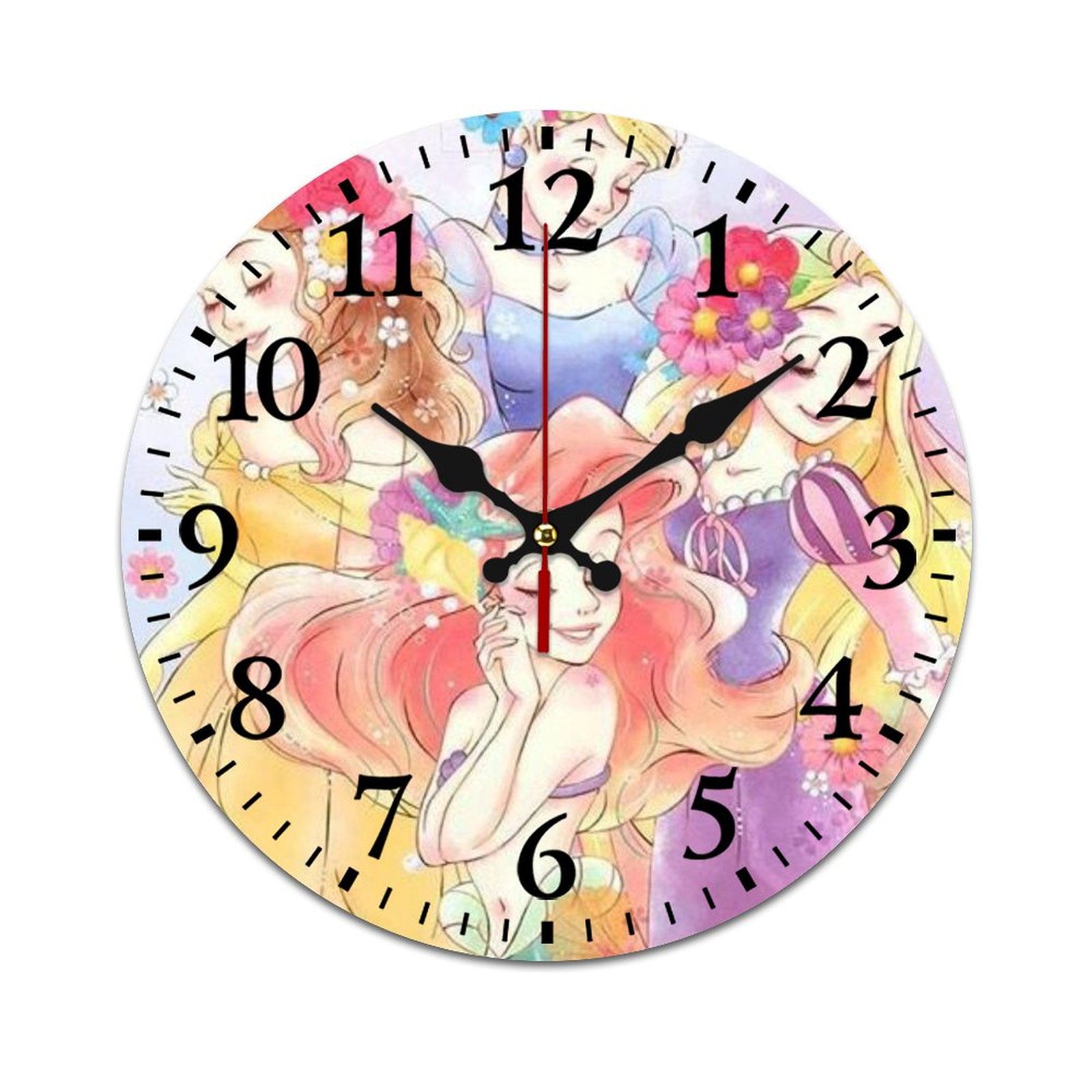 Disney Princess wall clocks battery operated decorative 34cm/13.39in ...