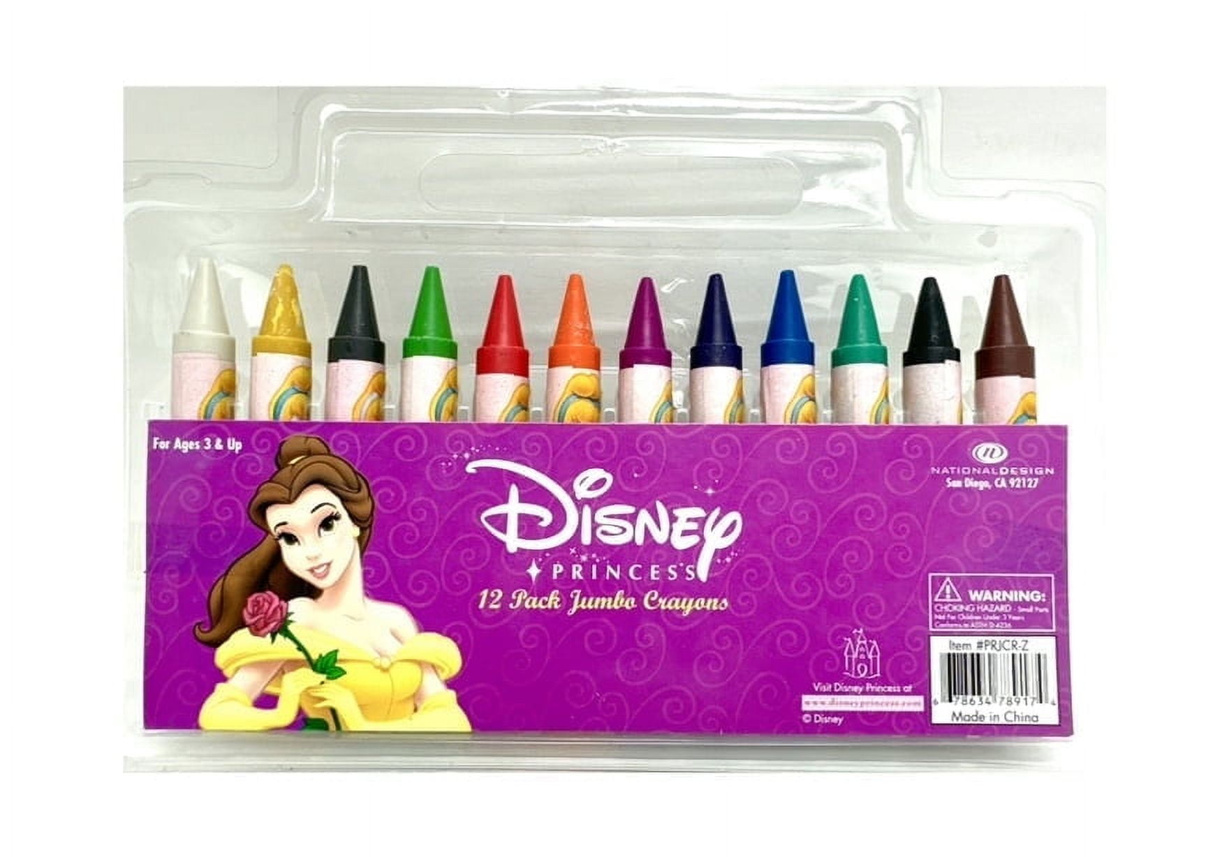 Disney Princesses 12pk Jumbo Crayons - Walmart.com