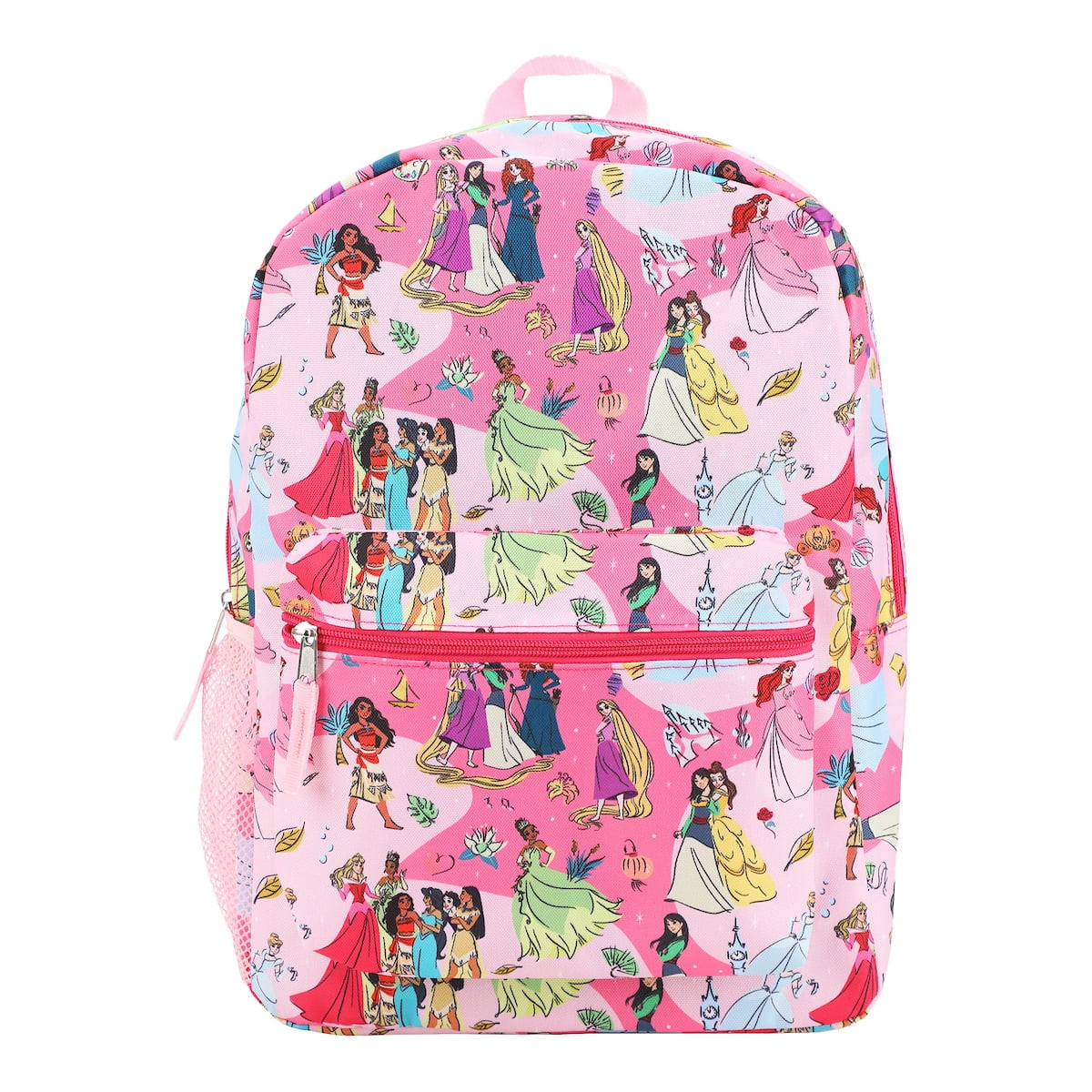 Disney Princesses 16” Heat Transfer Youth Backpack - Walmart.com