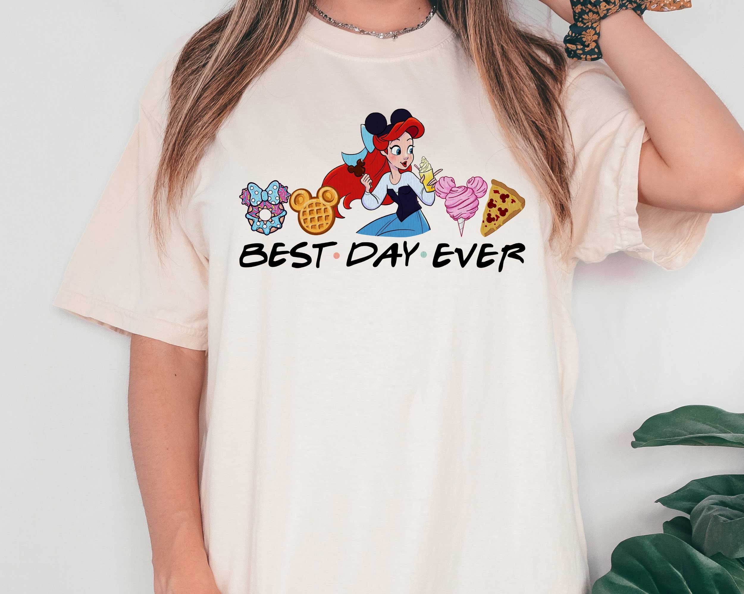 Disney Princesses Best Day Ever Birthday Girl Tee, Adorable Princess ...