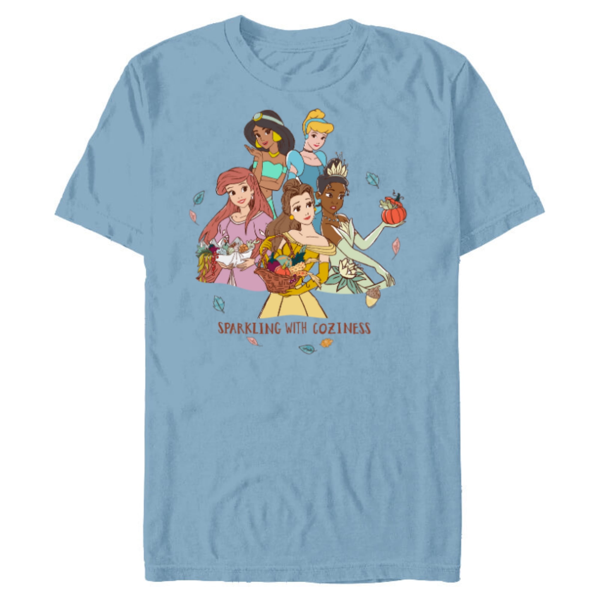 Disney Princesses Charming with Coziness Fall - Short Sleeve Blended T ...