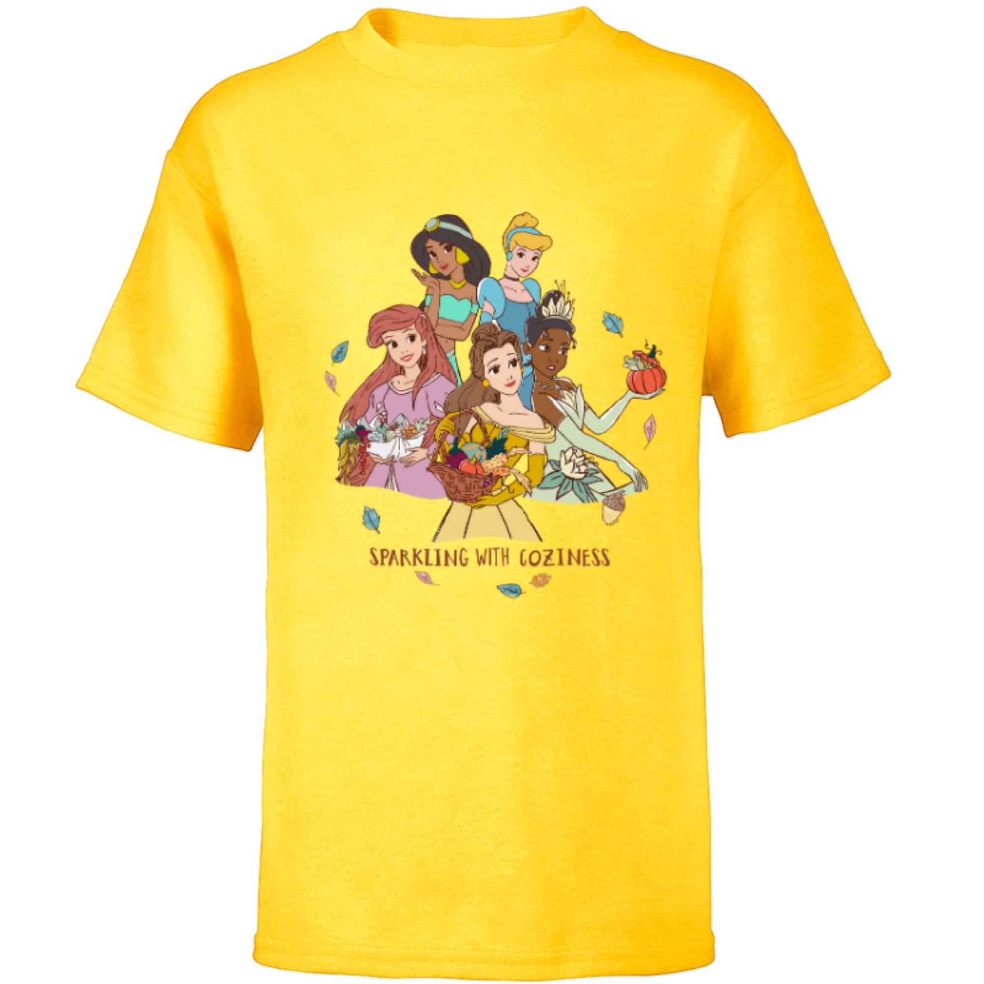 Disney Princesses Charming with Coziness Fall - Short Sleeve T-Shirt ...