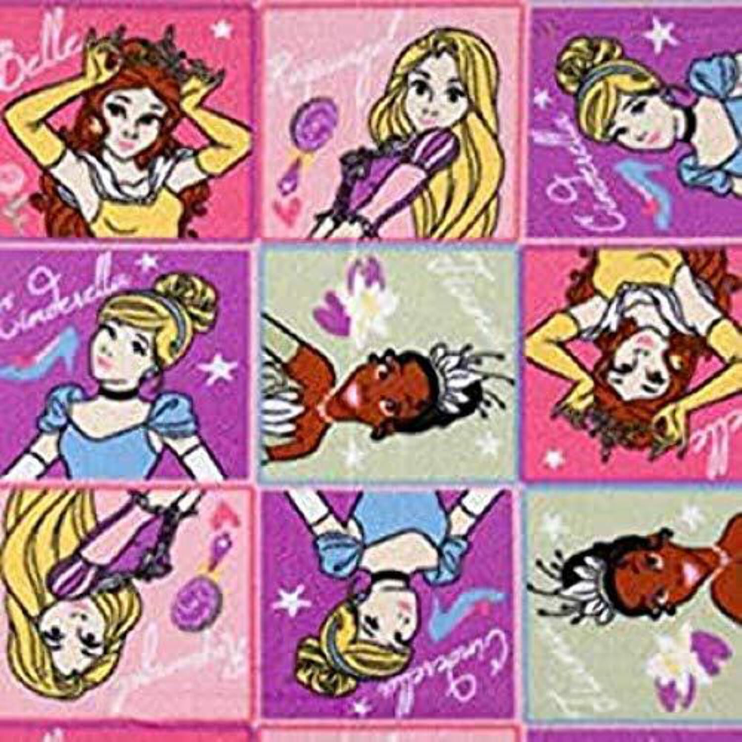 Disney Princesses Checker Fleece Fabric - Walmart.com