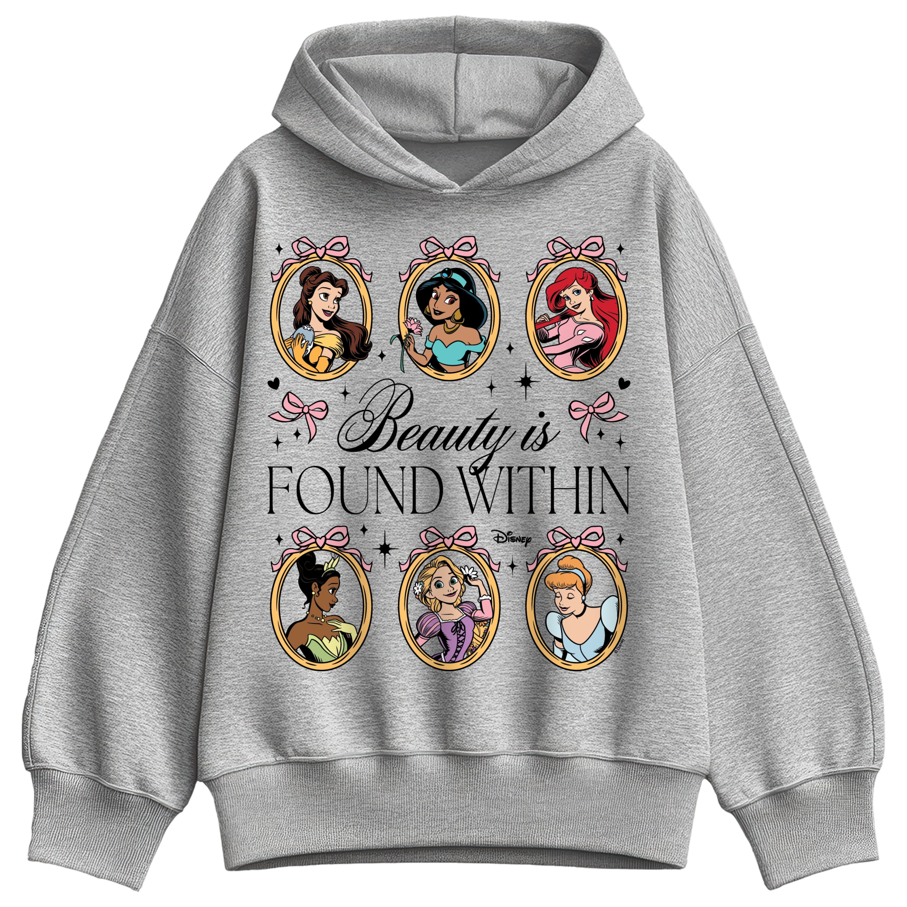 Disney - Princesses Coquette - Ladies Oversized Fleece Hoodie ...