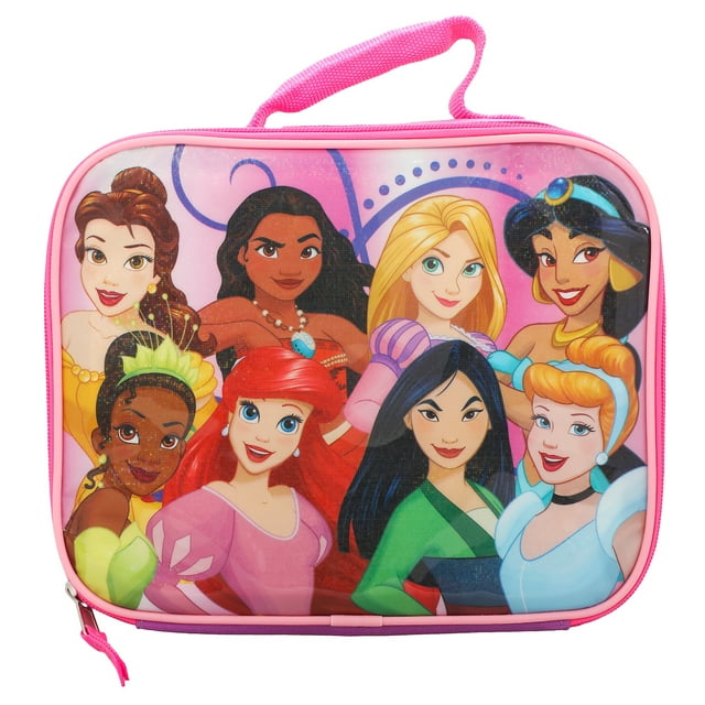 Disney Princess Kids Insulated School Lunch Box with Easy Zip - Walmart.com