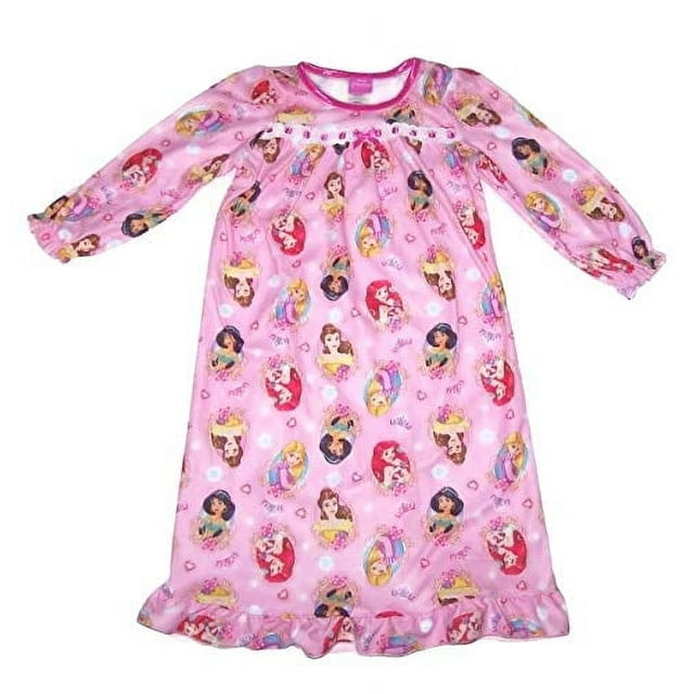 Disney Princesses Flannel Granny Nightgown, Gown, Size 3T - Walmart.com