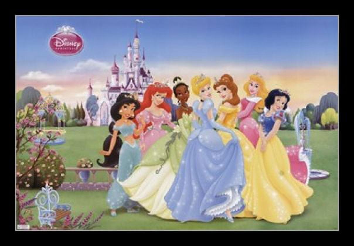 Disney Princesses - Group Laminated & Framed Poster Print (36 x 24 ...