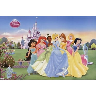 Disney Princess - Sketch Laminated & Framed Poster Print (36 x 24 ...