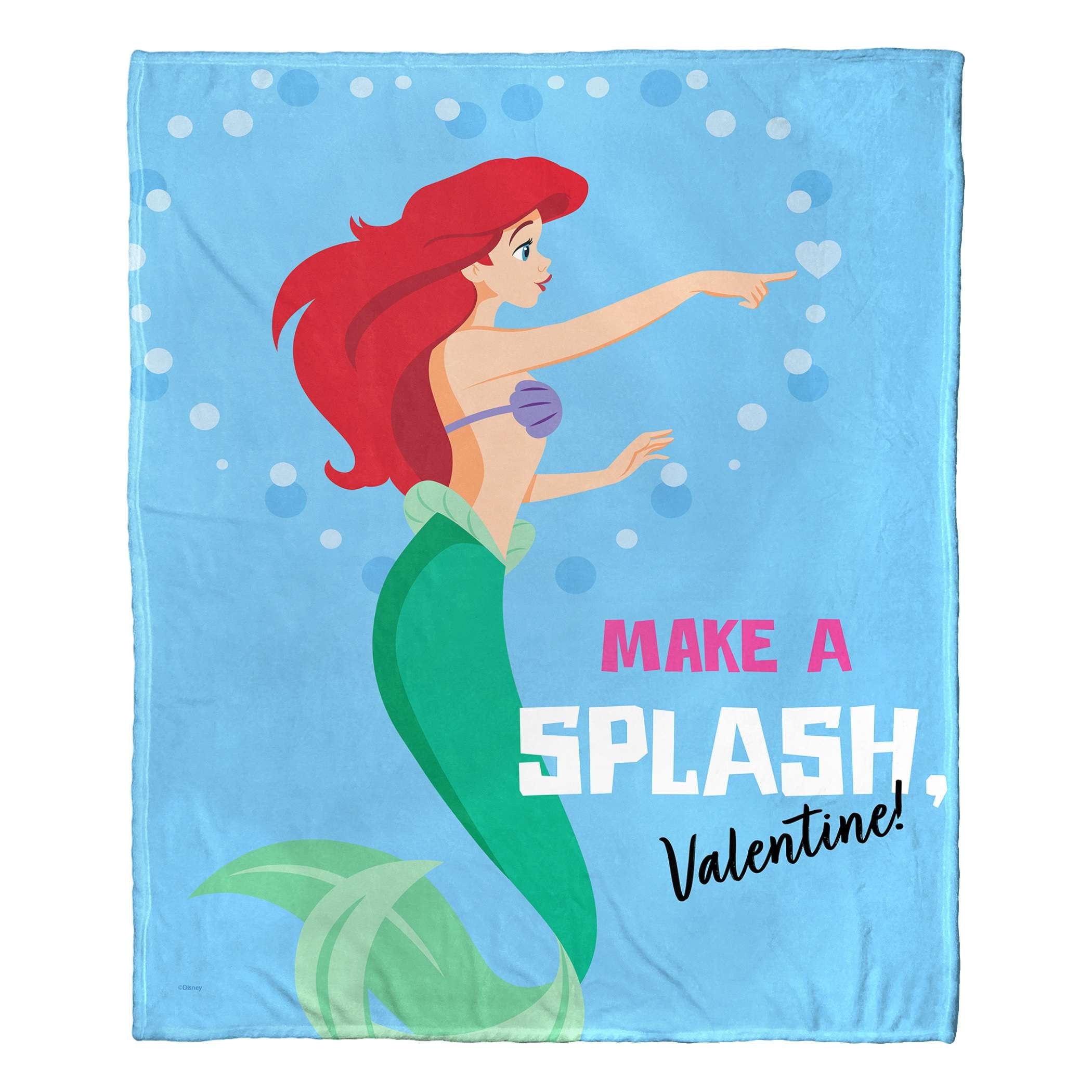 Disney Princesses Make A Splash Kids Silk Touch Throw Blanket - Walmart.com