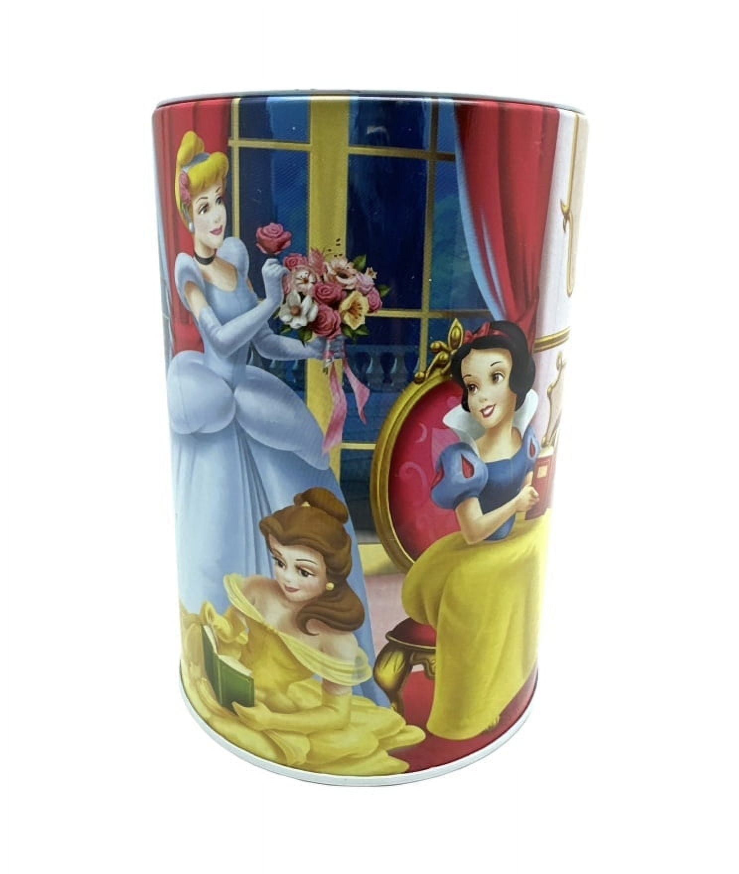 Disney Princesses Metal Cylinder Tin Coin Bank - Walmart.com