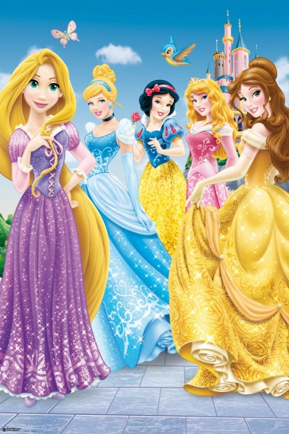 Disney Princesses Poster (24 x 36) - Walmart.com