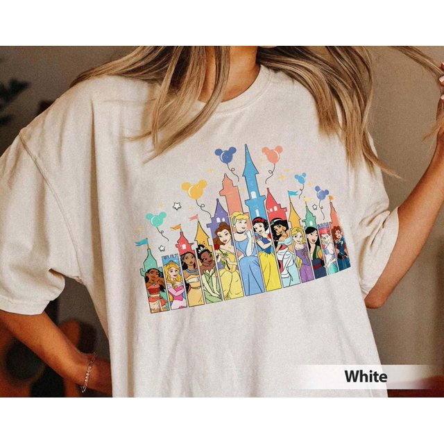 Disney Princesses Shirt, Vintage Walt Disney World Shirt, Retro Disneyland Shirt, Magic Kingdom ...