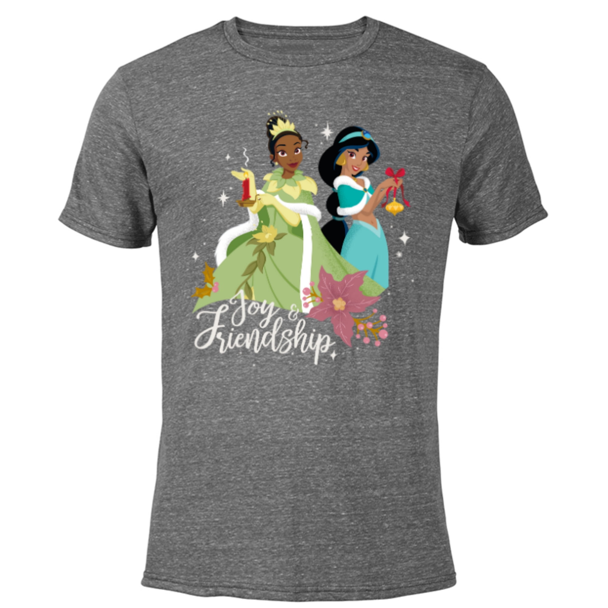 Disney Princesses Tiana & Jasmine - Short Sleeve Blended T-Shirt for ...