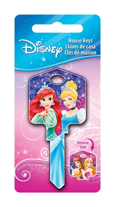 Disney Princesses True Royalty Kwikset KW1 House Key - Walmart.com