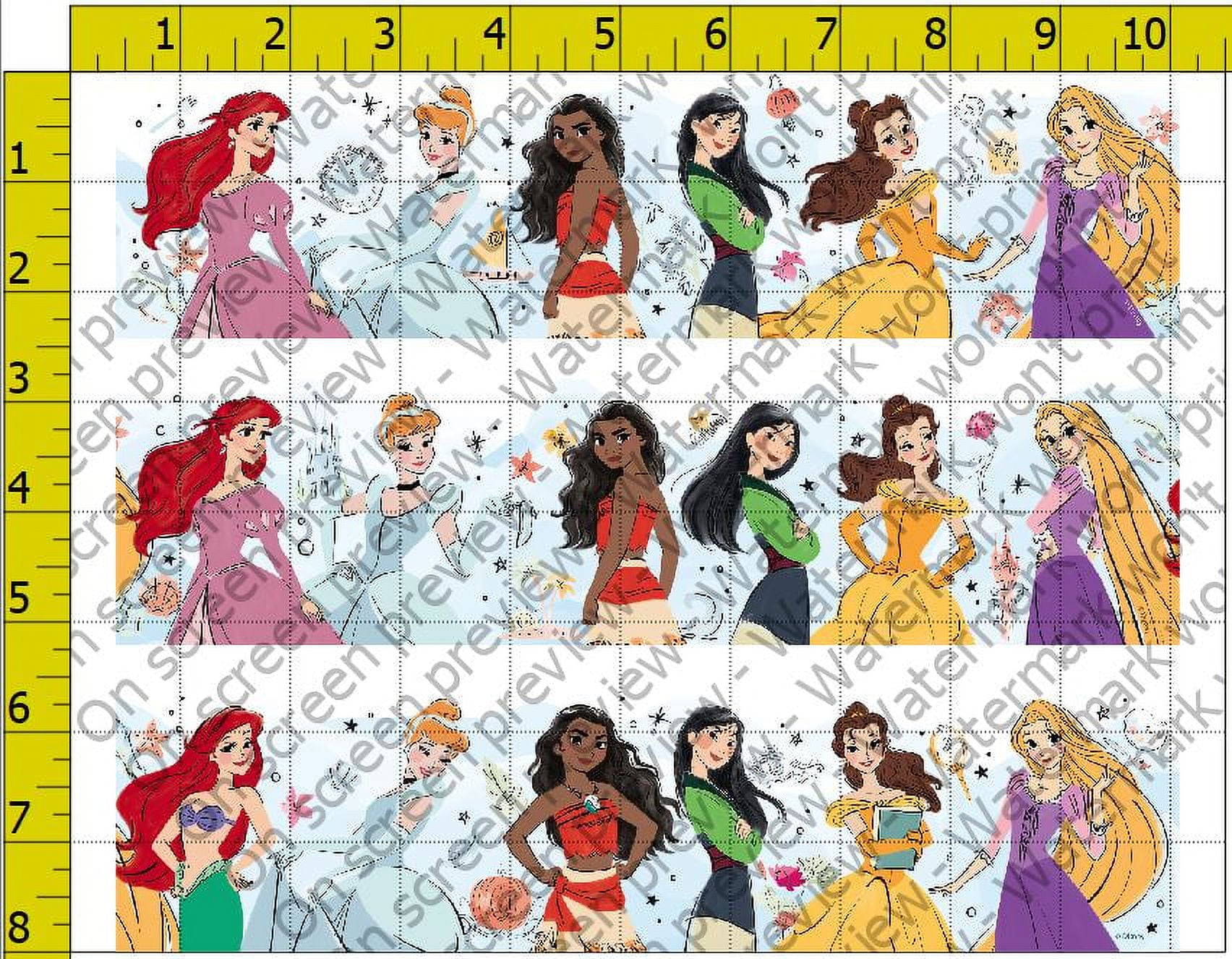 Disney Princesses Ultimate Princess Edible Cake Topper Image Strips ...
