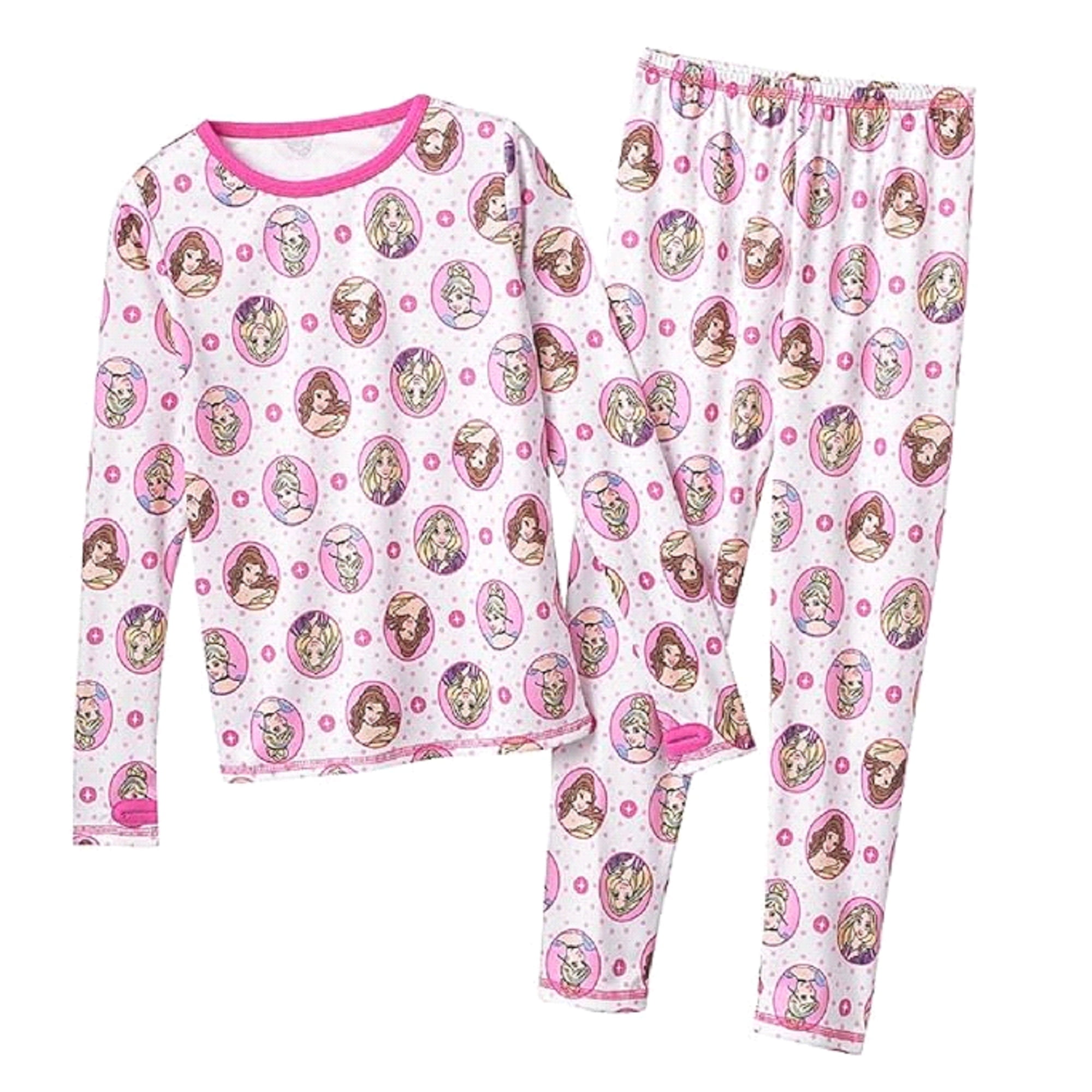 Disney Princesses Warm Layers 2-Piece Set Big Girl's Size M (7-8 ...
