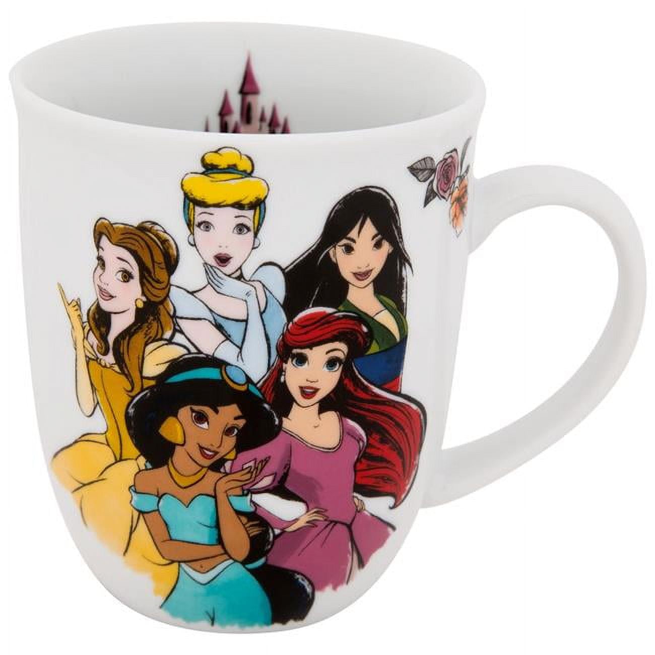 Disney Princesses Water Color Bullet Ceramic Mug, White - Walmart.com