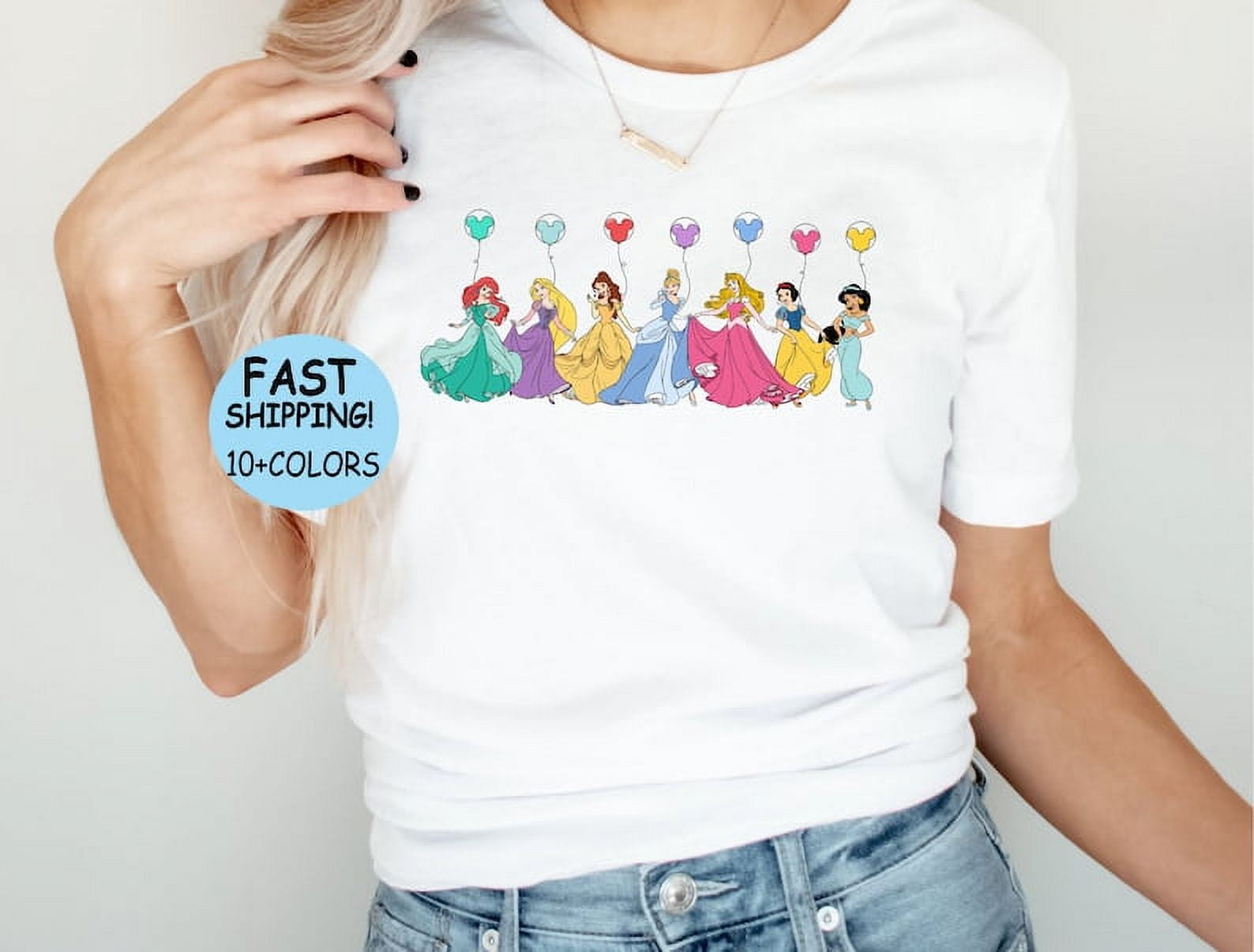 Disney Princesses squad Shirt, Disney Princess Balloons Sweatshirt, Disney Family Vacation ...