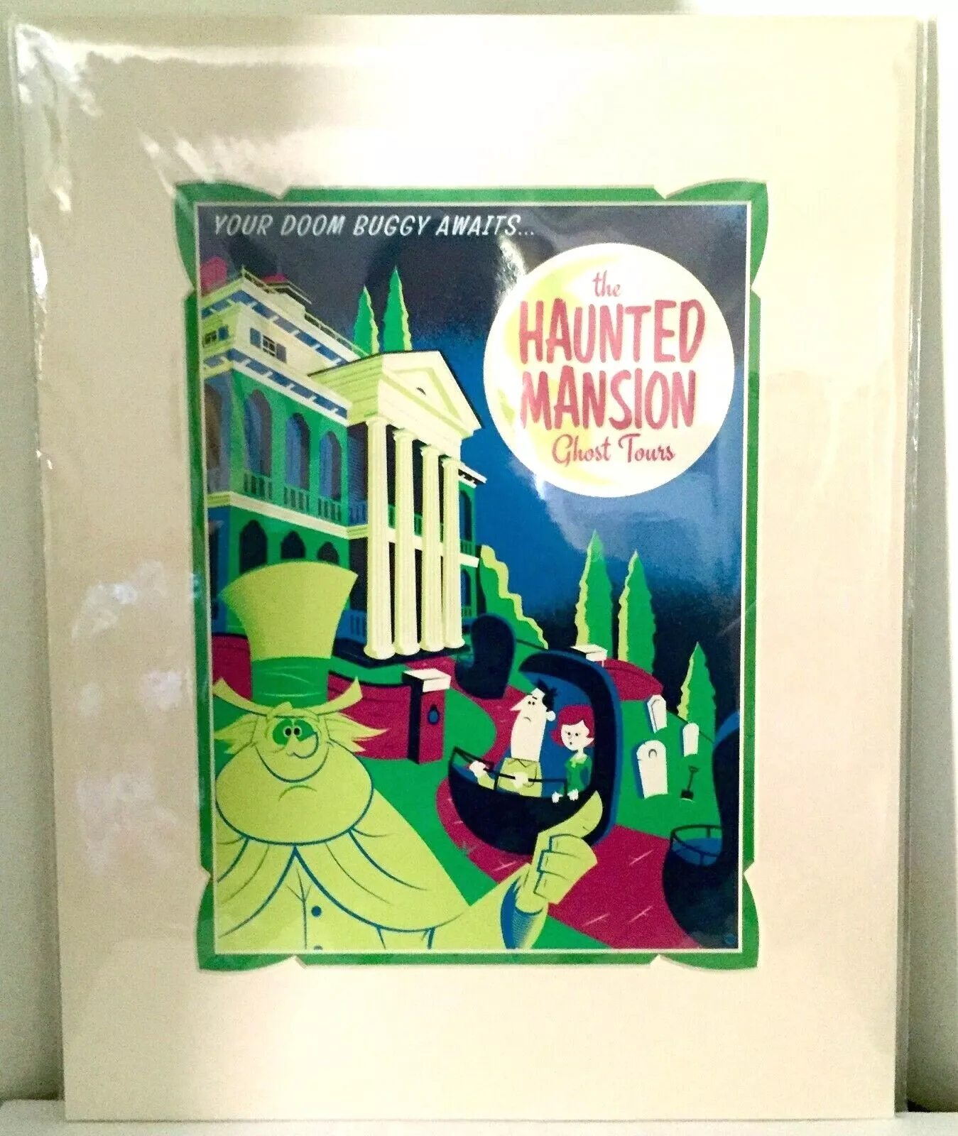 Disney Print: David Perillo's "Haunted Mansion Ghost Tour: Your Doom ...