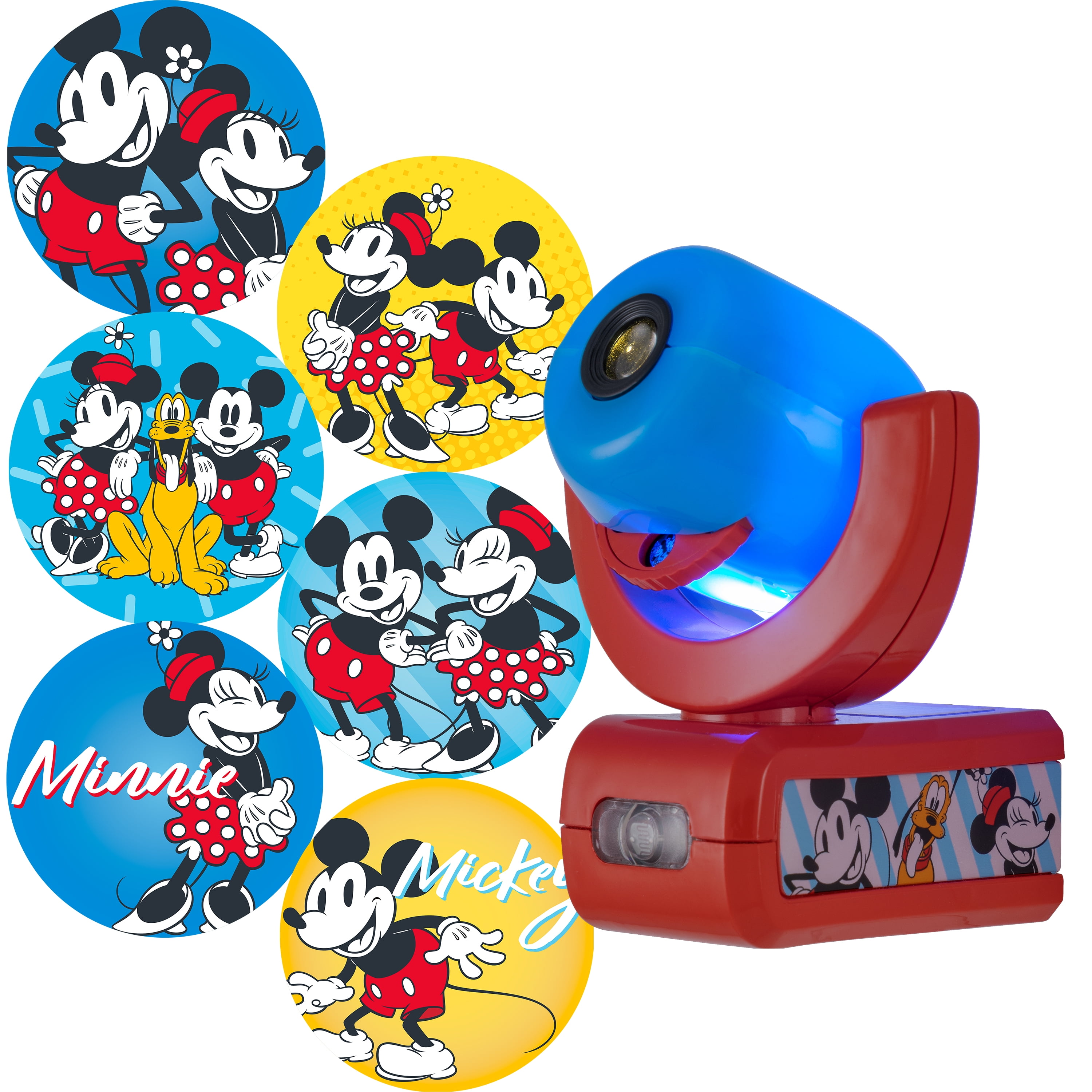 Disney Projectables Minnie & Mickey Mouse LED Night Light, Plug-in, 6 ...