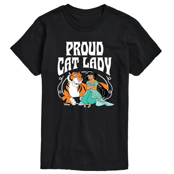 Disney - Proud Cat Lady Jasmine - Men's Short Sleeve Graphic T-Shirt ...