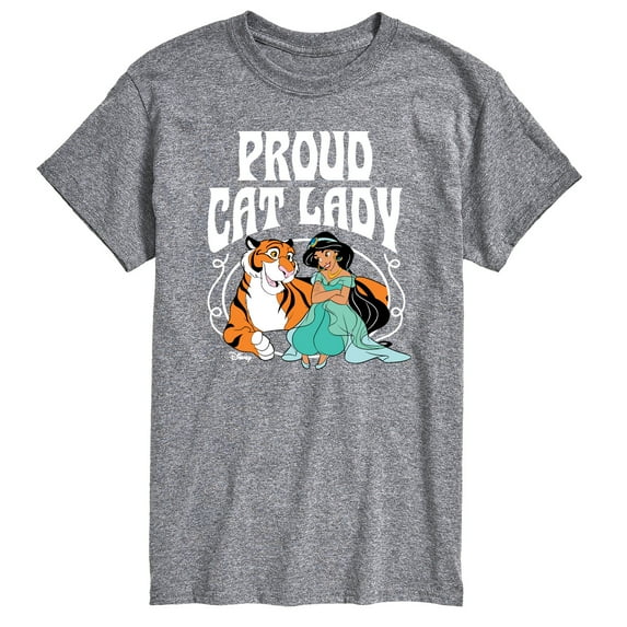 Disney - Proud Cat Lady Jasmine - Men's Short Sleeve Graphic T-Shirt ...