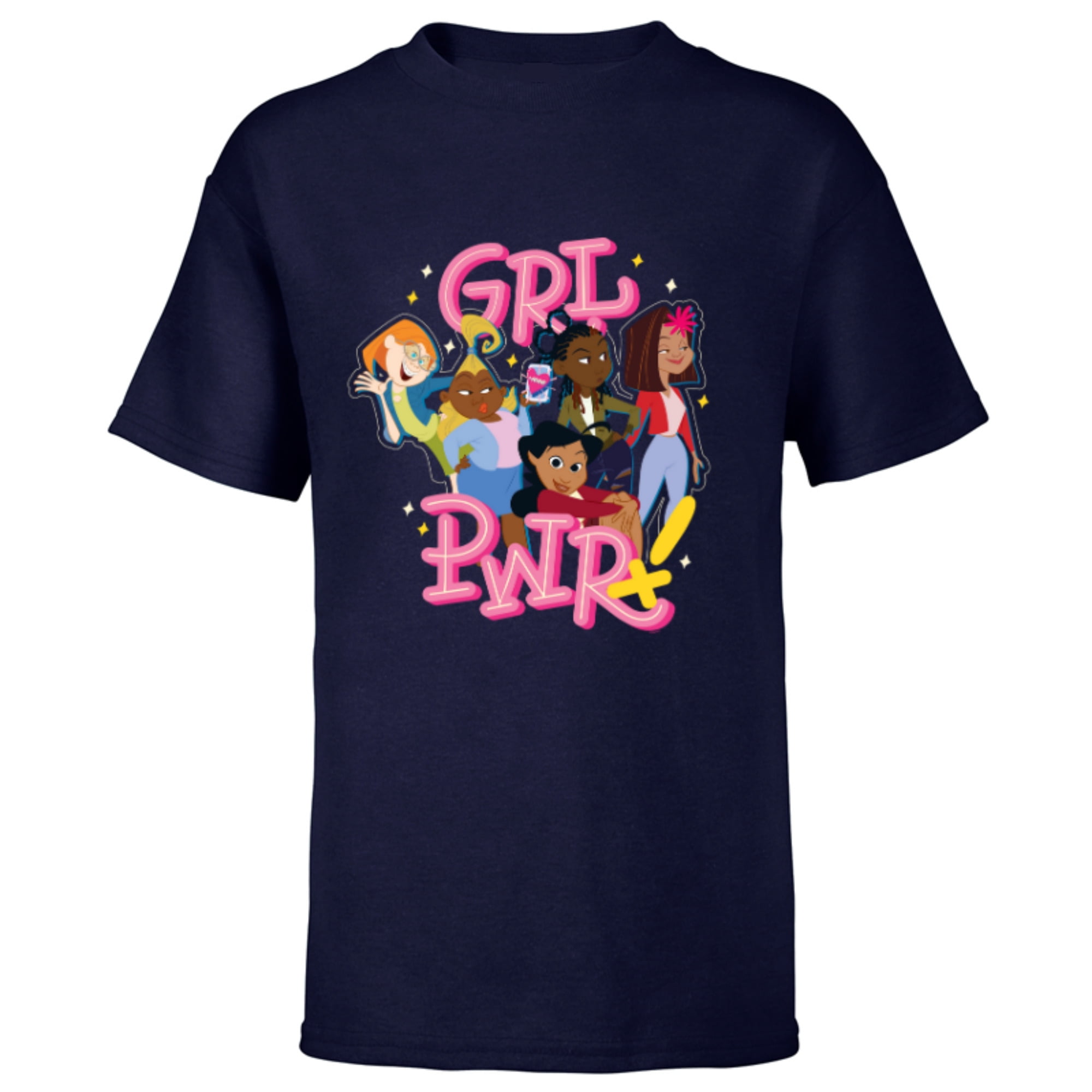 Disney Proud Family GRL PWR Girl Power Besties - Short Sleeve T-Shirt ...