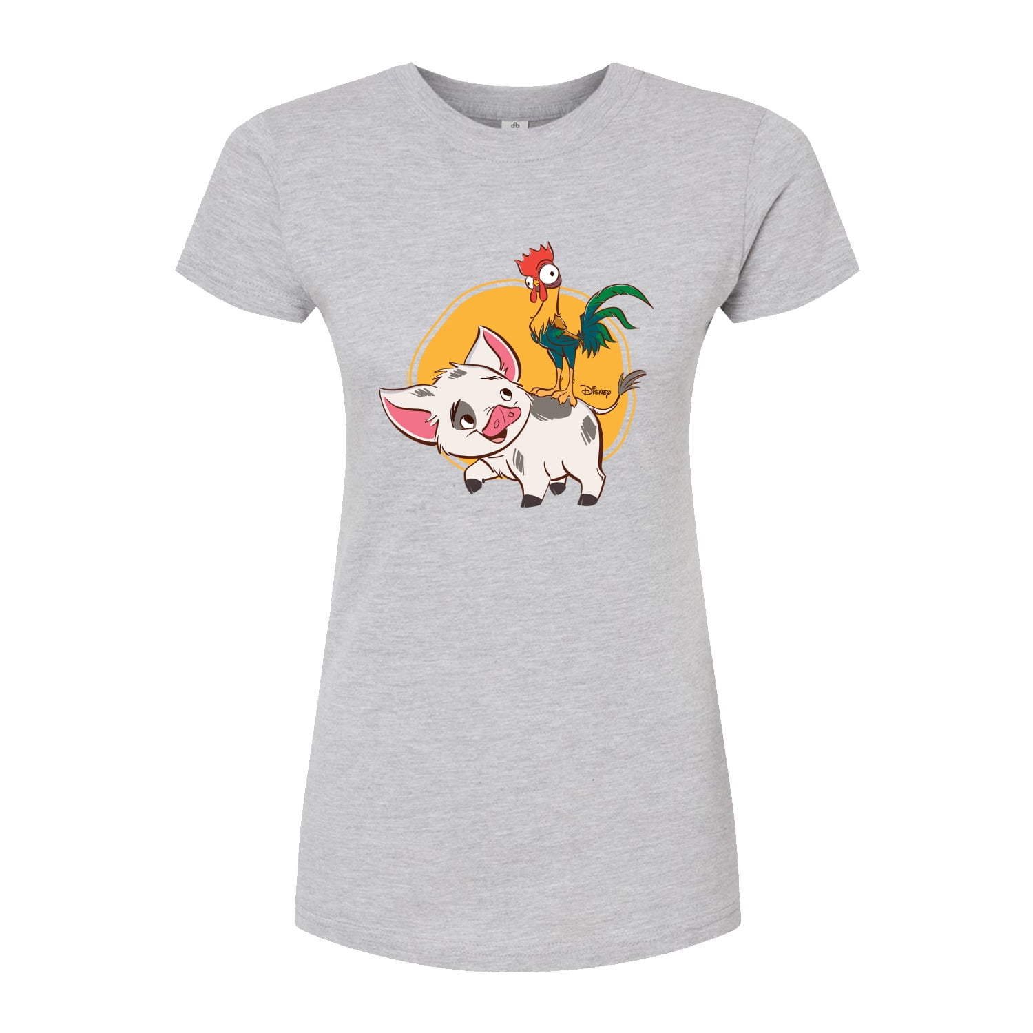Disney - Pua And Hei Ehi - Juniors Fitted Graphic T-Shirt - Walmart.com