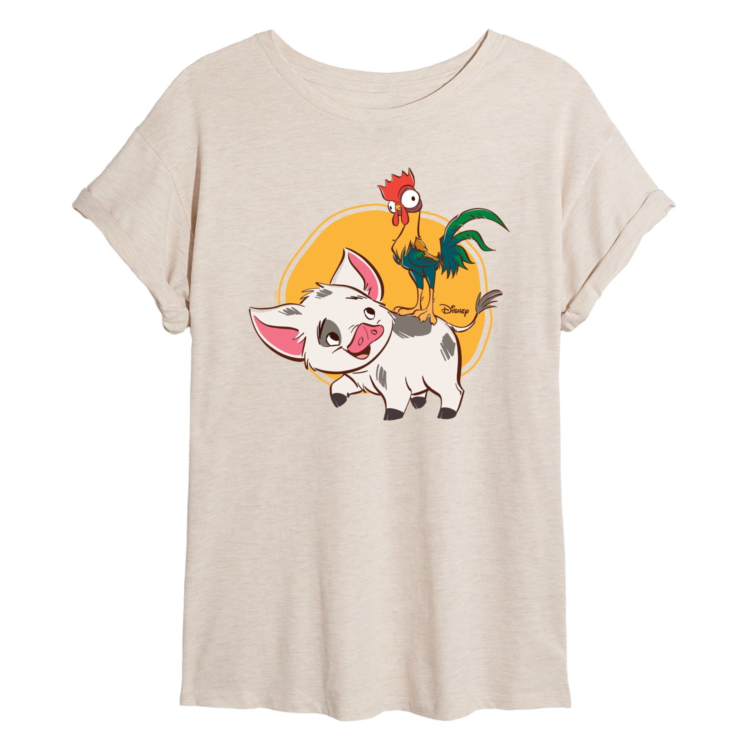 Disney - Pua And Hei Ehi - Juniors Ideal Flowy Muscle T-Shirt - Walmart.com