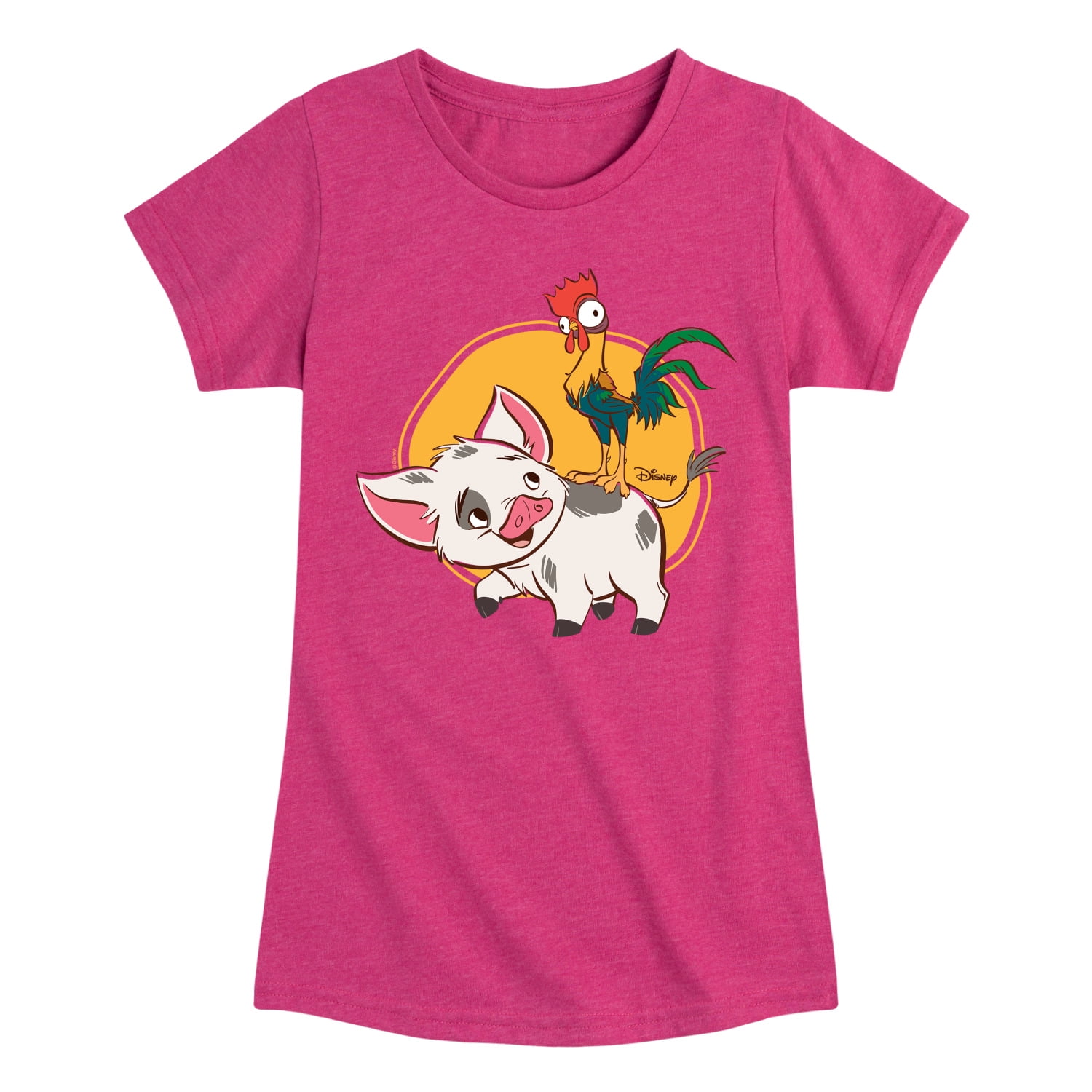 Disney - Pua And Hei Ehi - Toddler & Youth Girls Short Sleeve Graphic T ...