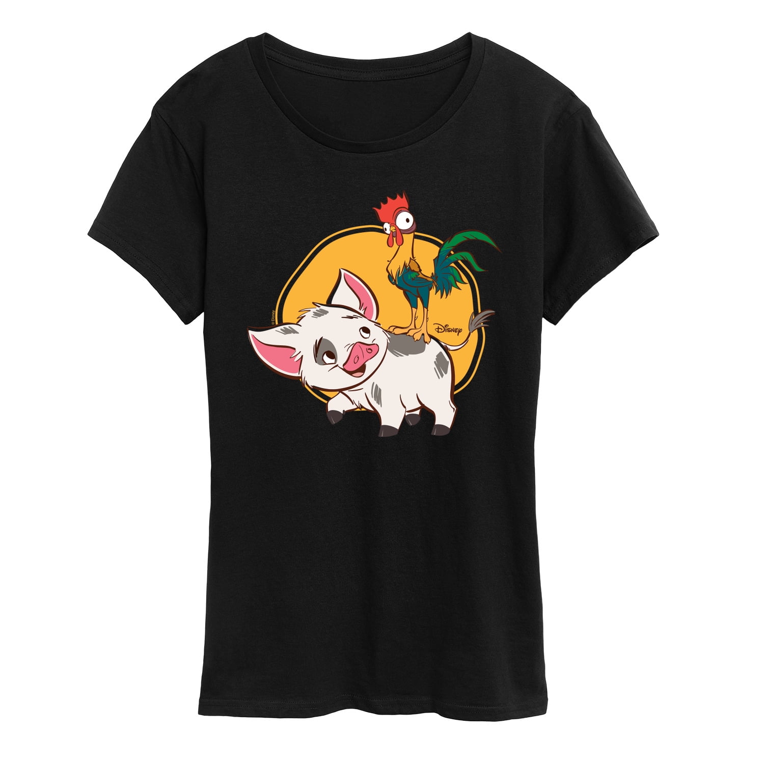 Disney - Pua And Hei Ehi - Women's Short Sleeve Graphic T-Shirt ...