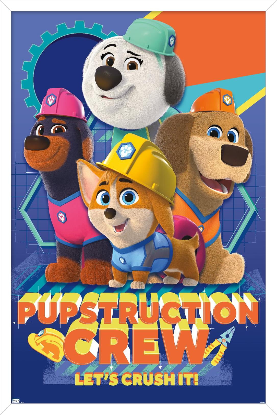 Disney Pupstruction - Group Wall Poster, 14.725" x 22.375" Framed ...