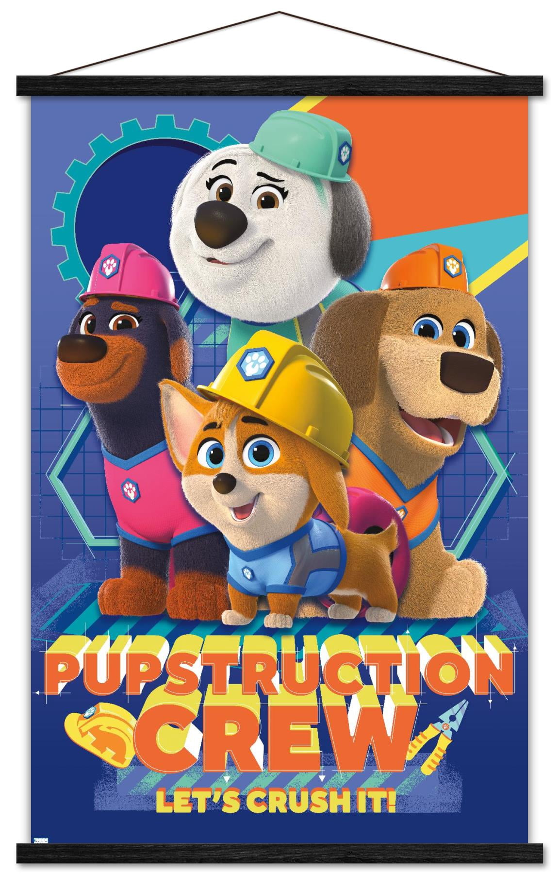 Disney Pupstruction - Group Wall Poster with Magnetic Frame, 22.375" x ...