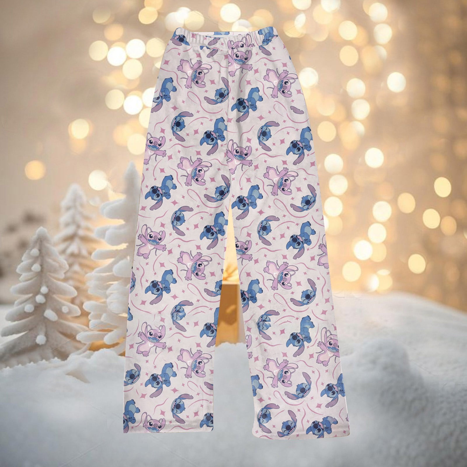 Disney Pyjamas for Women, Fluffy Ladies Fleece Pyjamas, Stitch Minnie ...