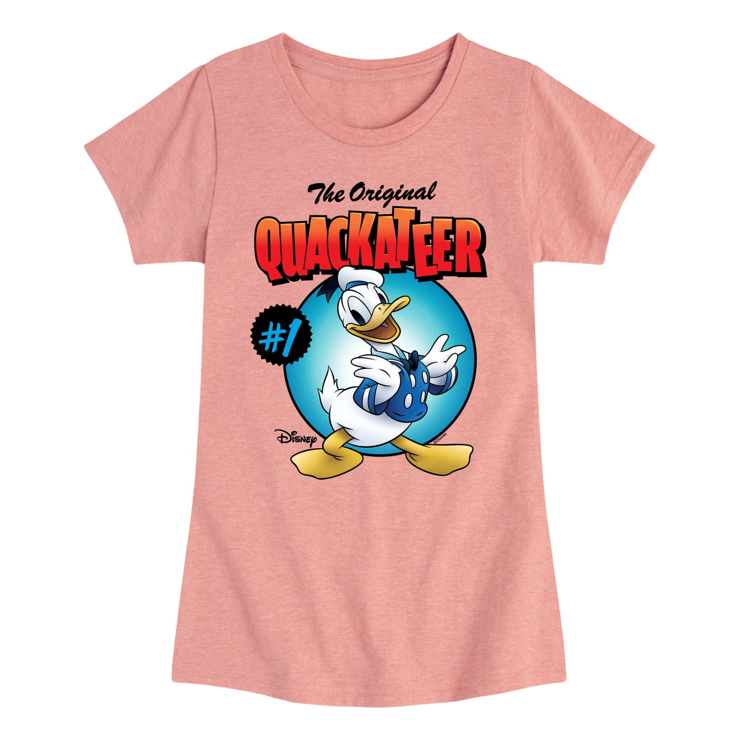 Disney - Quackateer - Toddler & Youth Girls Short Sleeve Graphic T ...