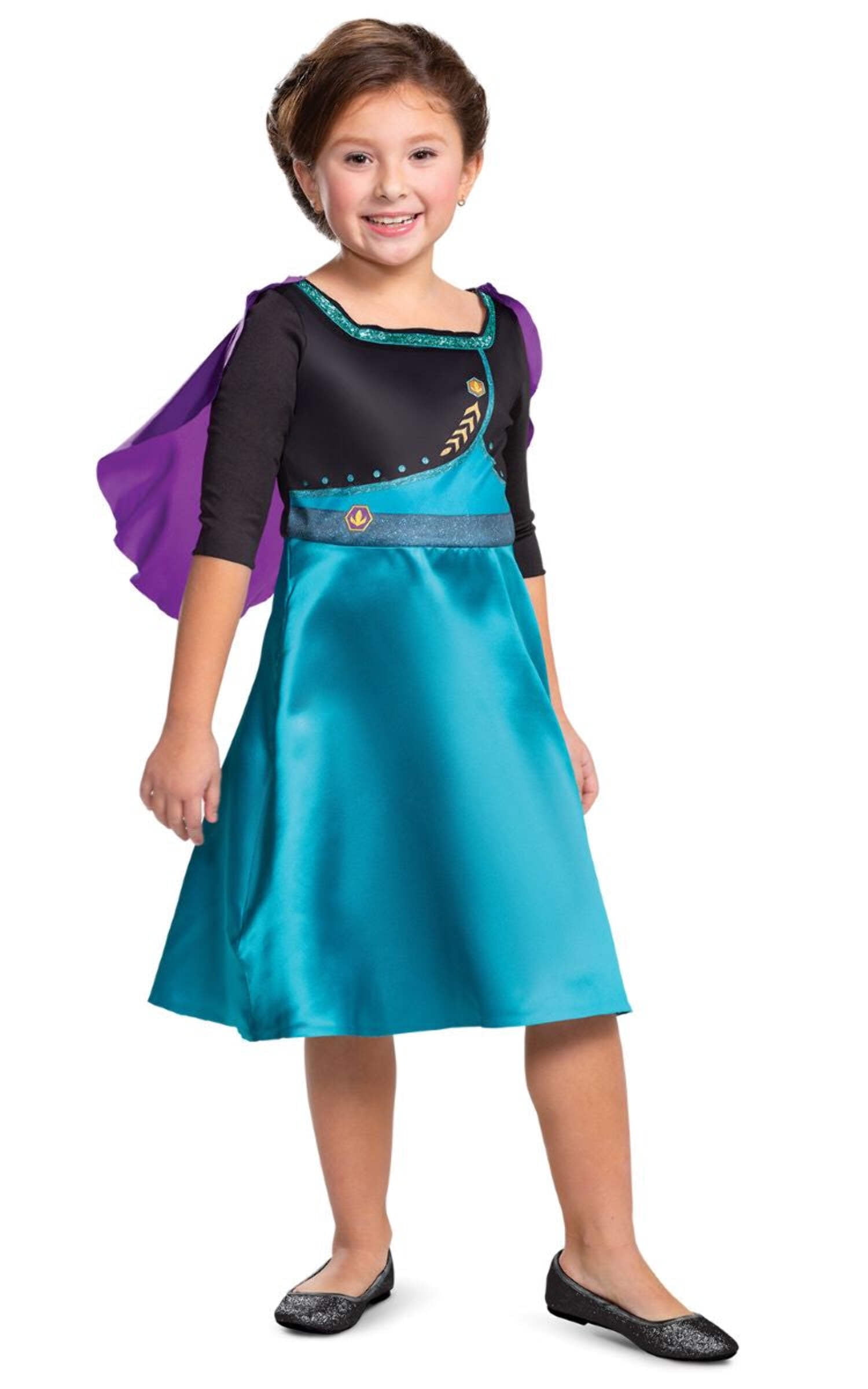 Disney Queen Anna Basic Plus Costume Child - Walmart.com