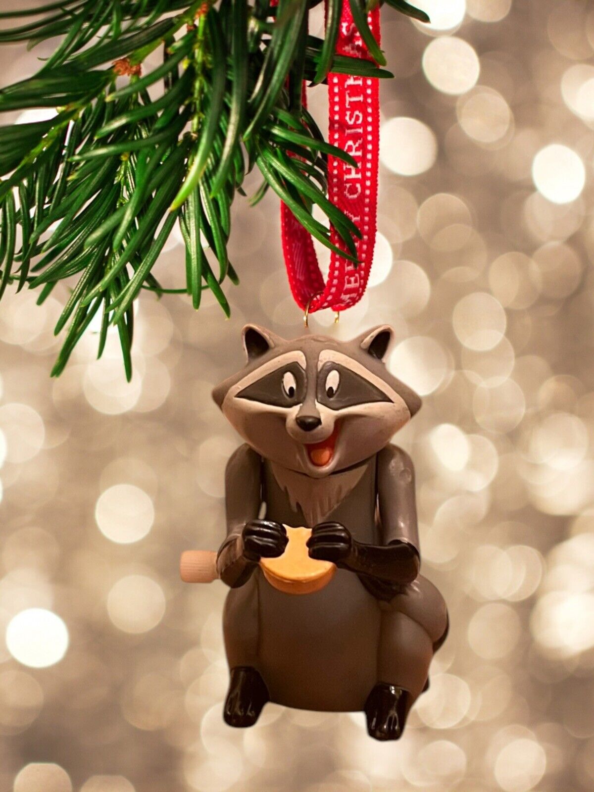Disney Raccoon Figure 3” Meeko Cheese Ornament Pvc Figurine Pocahontas ...