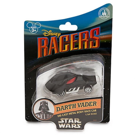 Disney Racers Star Wars Darth Vader Die Cast Metal Body Race Car New ...