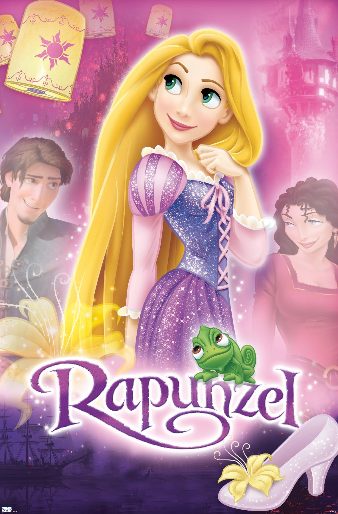 Disney Rapunzel - Cover Wall Poster, 14.725" x 22.375" - Walmart.com